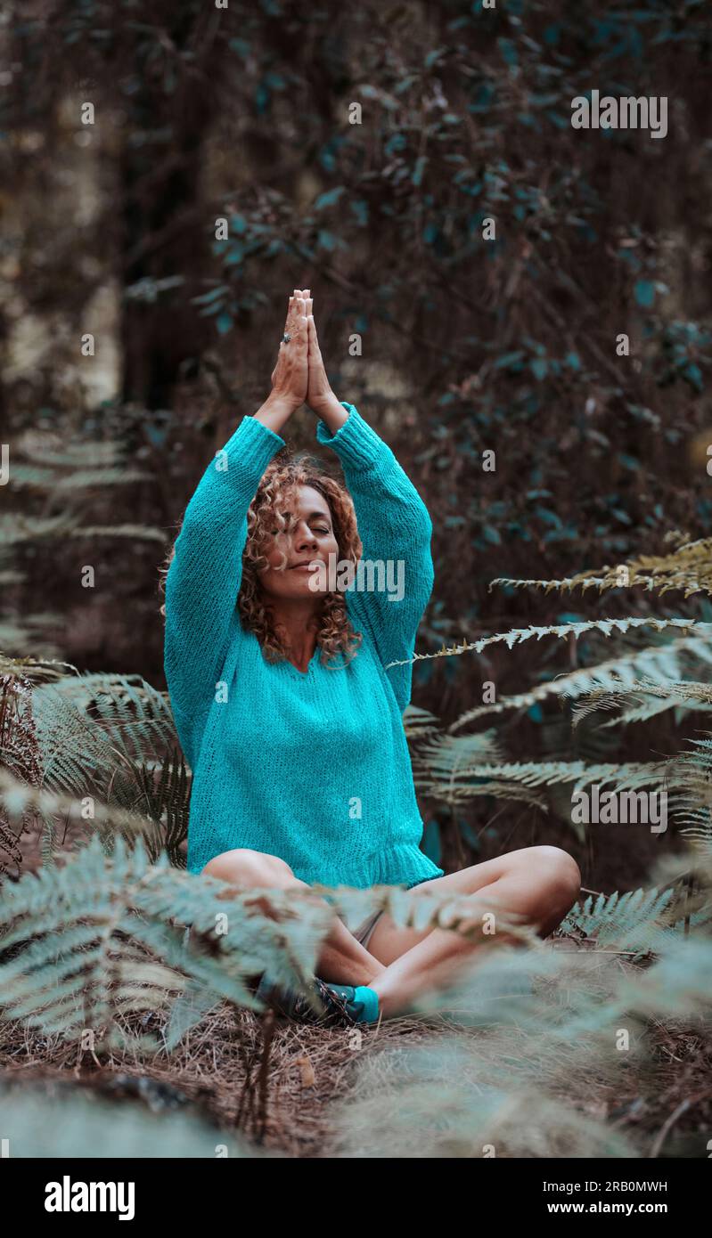 Mindful breathing hi-res stock photography and images - Alamy