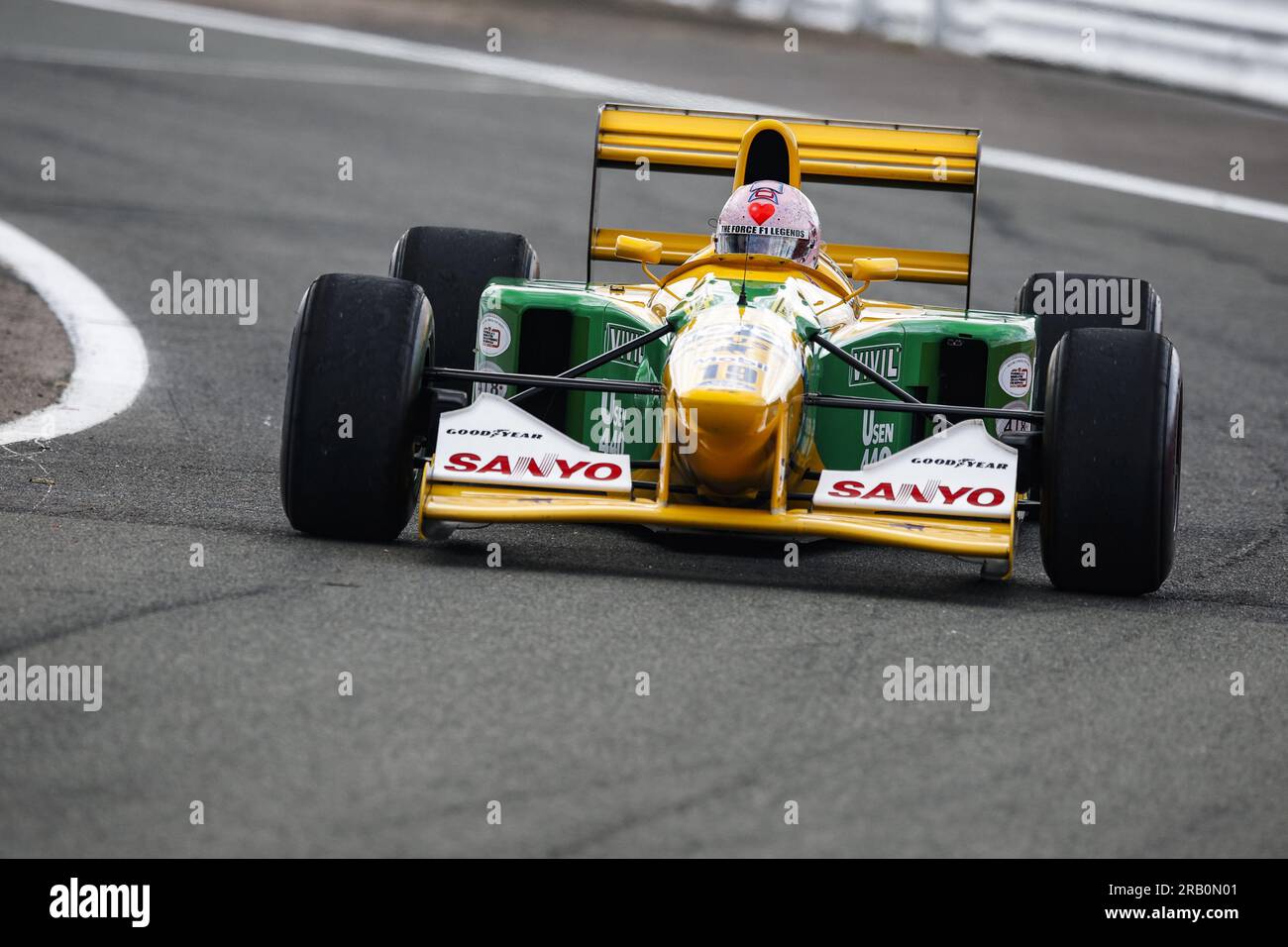 Benetton B193 during the 2023 Formula 1 Aramco British Grand Prix, 10th ...