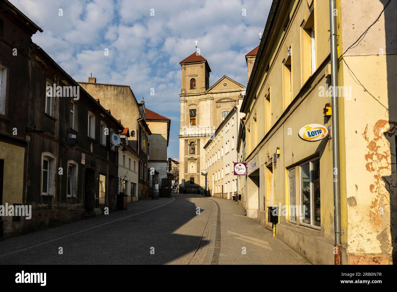 Europe, Poland, Lower Silesia, Bardo / Wartha, old houses in the old ...