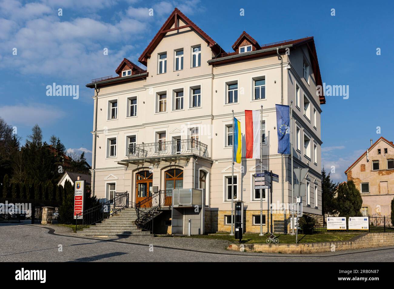 Town hall in bardo wartha hi-res stock photography and images - Alamy