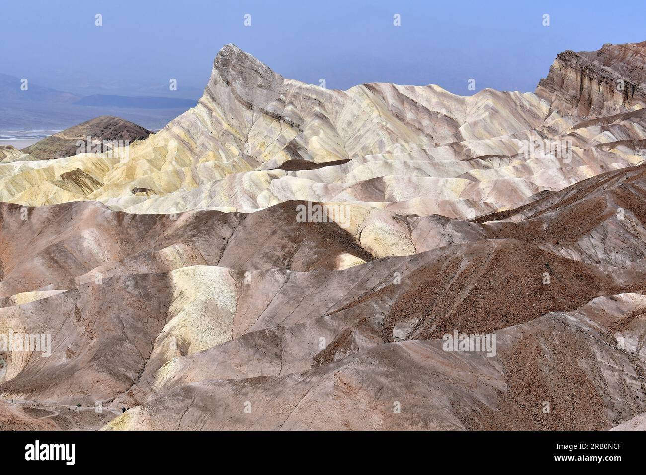 Manly Beacon, Zabriskie Point, Death Valley National Park, California ...