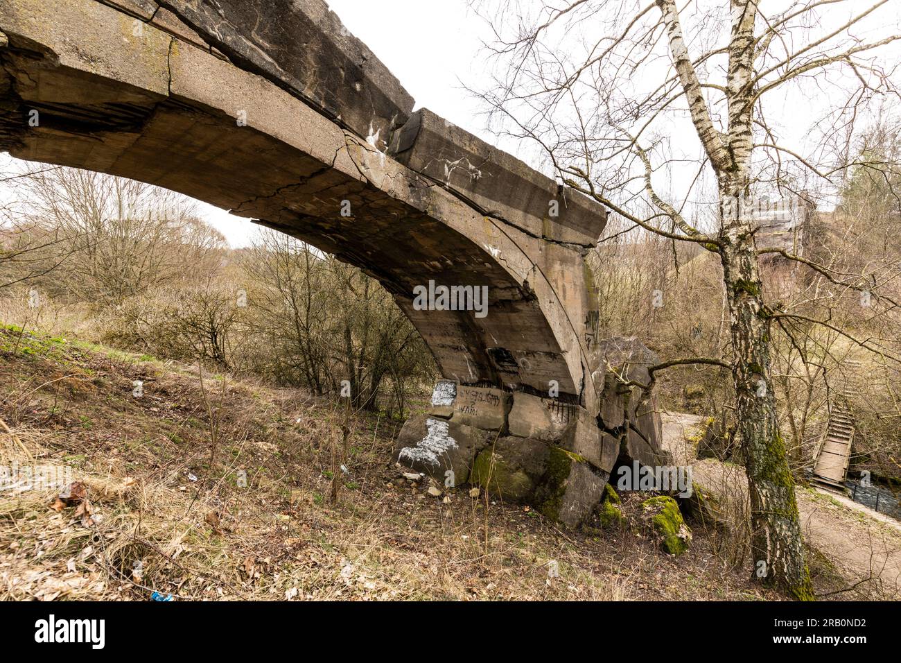 Broken Old Stone Bridge