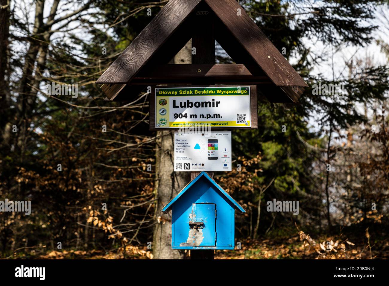 Peak lubomir in island beskids hi-res stock photography and images - Alamy