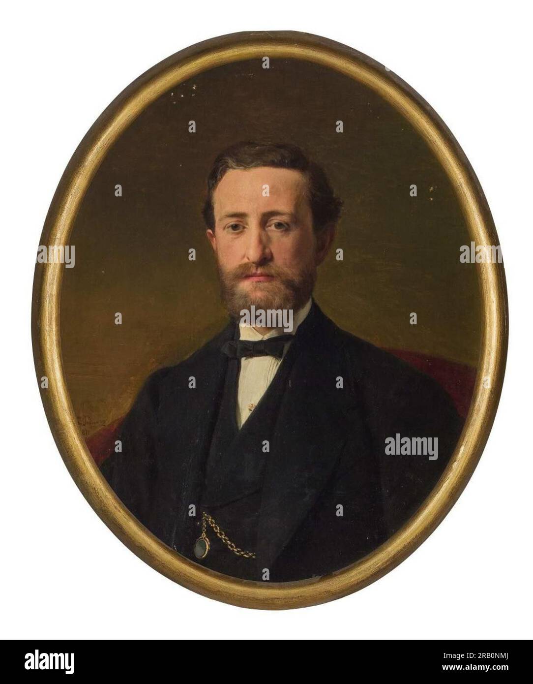 Portrait of a nobleman 1873 by Gerolamo Induno Stock Photo - Alamy