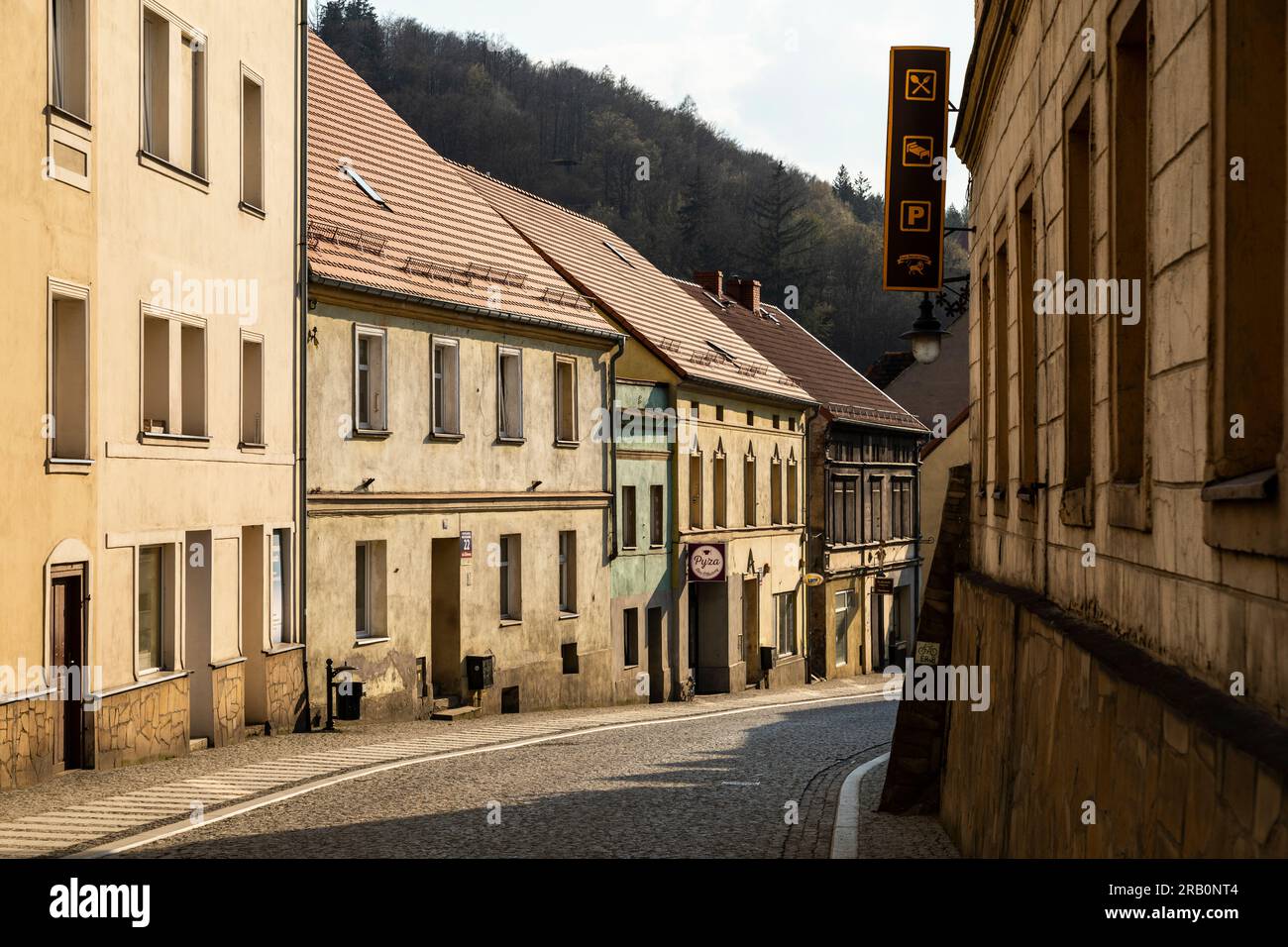 Europe, Poland, Lower Silesia, Bardo / Wartha, historic houses in the ...