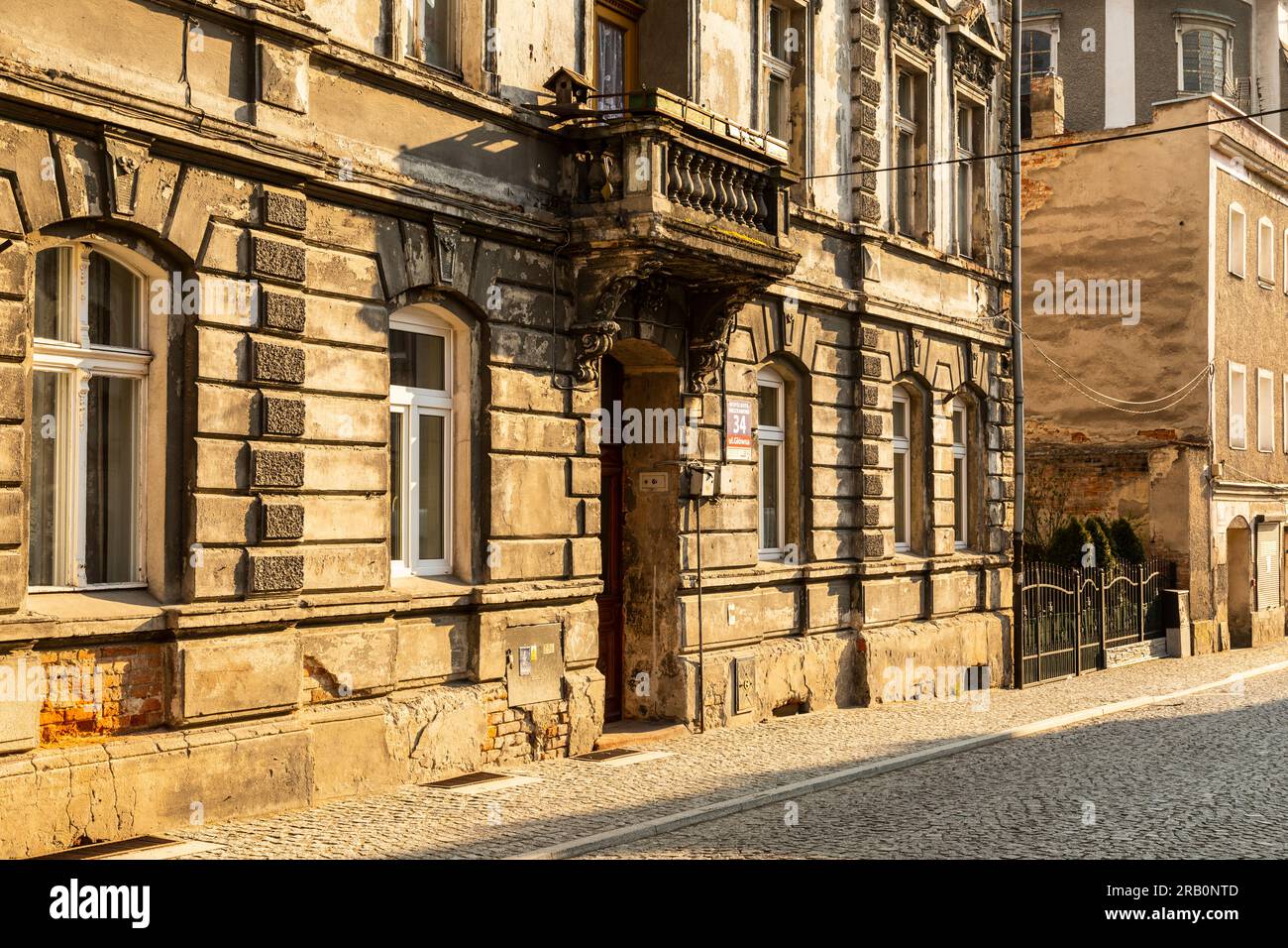 Europe, Poland, Lower Silesia, Bardo / Wartha, historic townhouses in ...