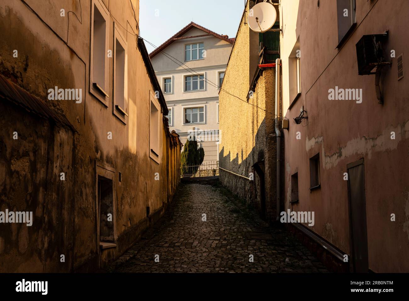 Europe, Poland, Lower Silesia, Bardo / Wartha, historic townhouses in ...
