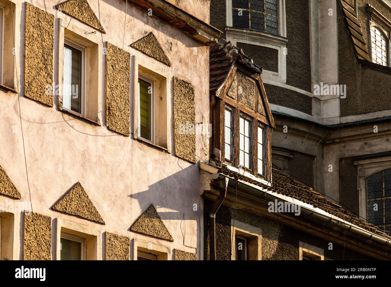 Europe, Poland, Lower Silesia, Bardo / Wartha, historic townhouses in ...