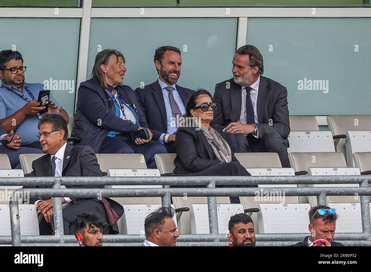 England football manager Gareth Southgate is in attendance during the ...