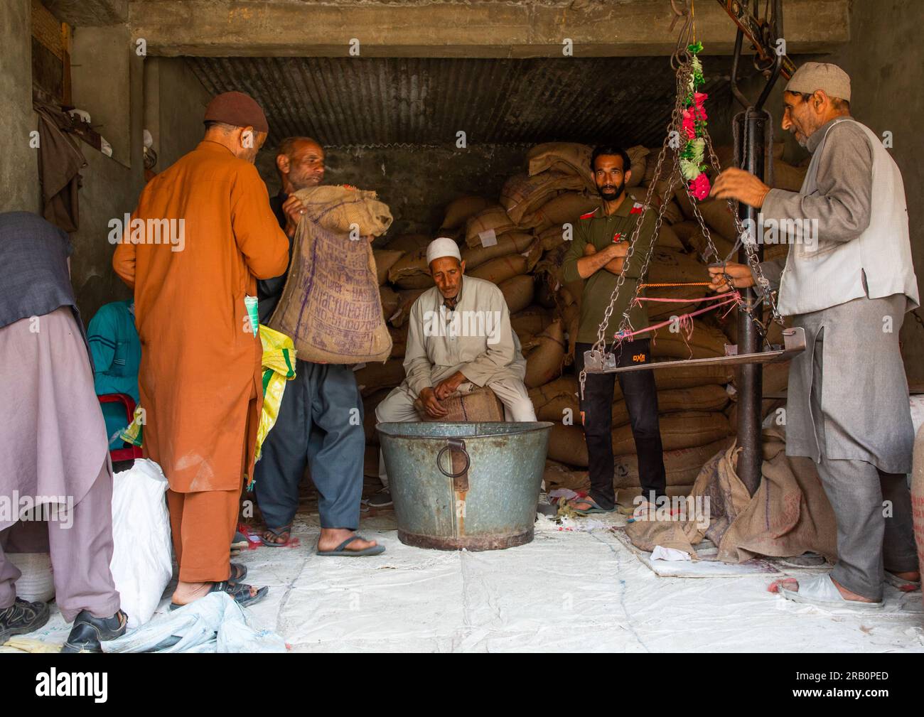 Sale of rice sponsored by the government, Jammu and Kashmir, Charar- E ...