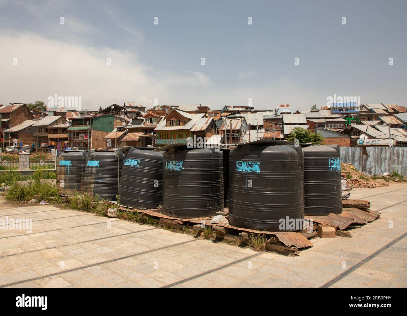 Plastic water Storage Tank, Jammu and Kashmir, Charar- E- Shrief, India ...