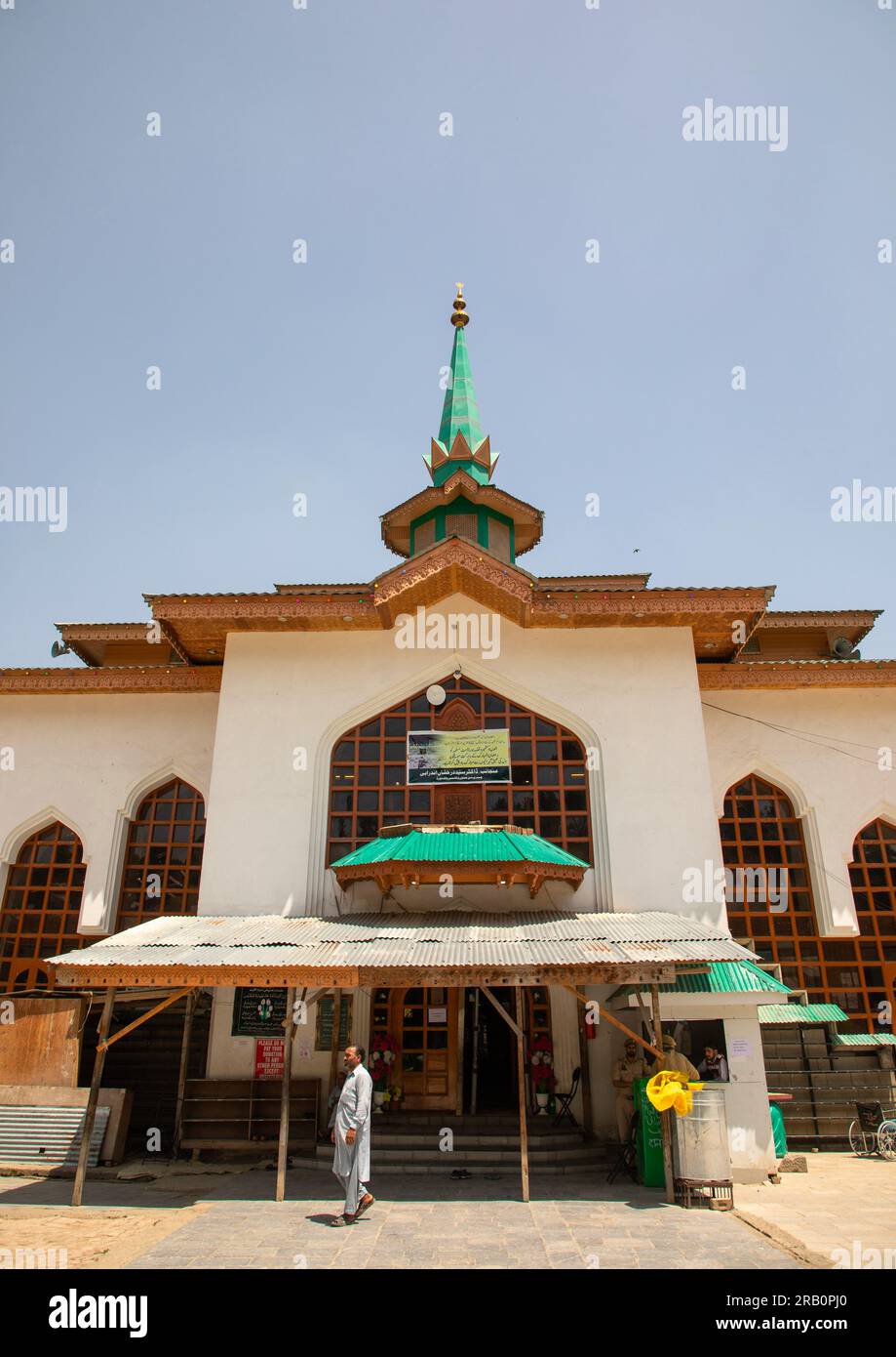 Sufi Muslim shrine, Jammu and Kashmir, Charar- E- Shrief, India Stock ...