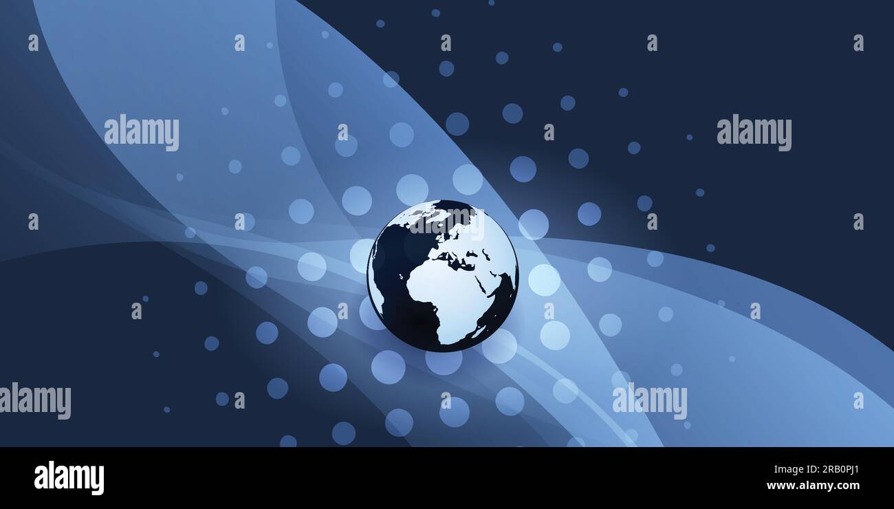 Earth Globe Design - Global Business, Technology, Globalisation Concept ...