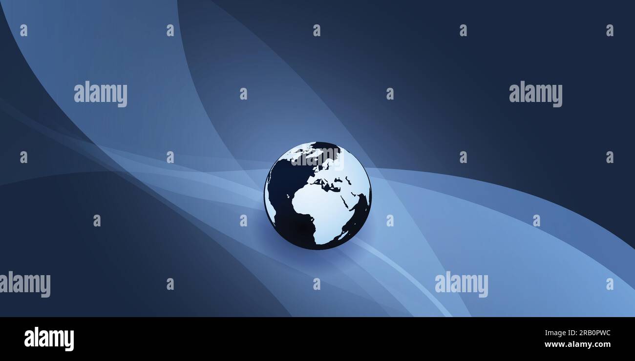 Earth Globe Design - Global Business, Technology, Globalisation Concept ...