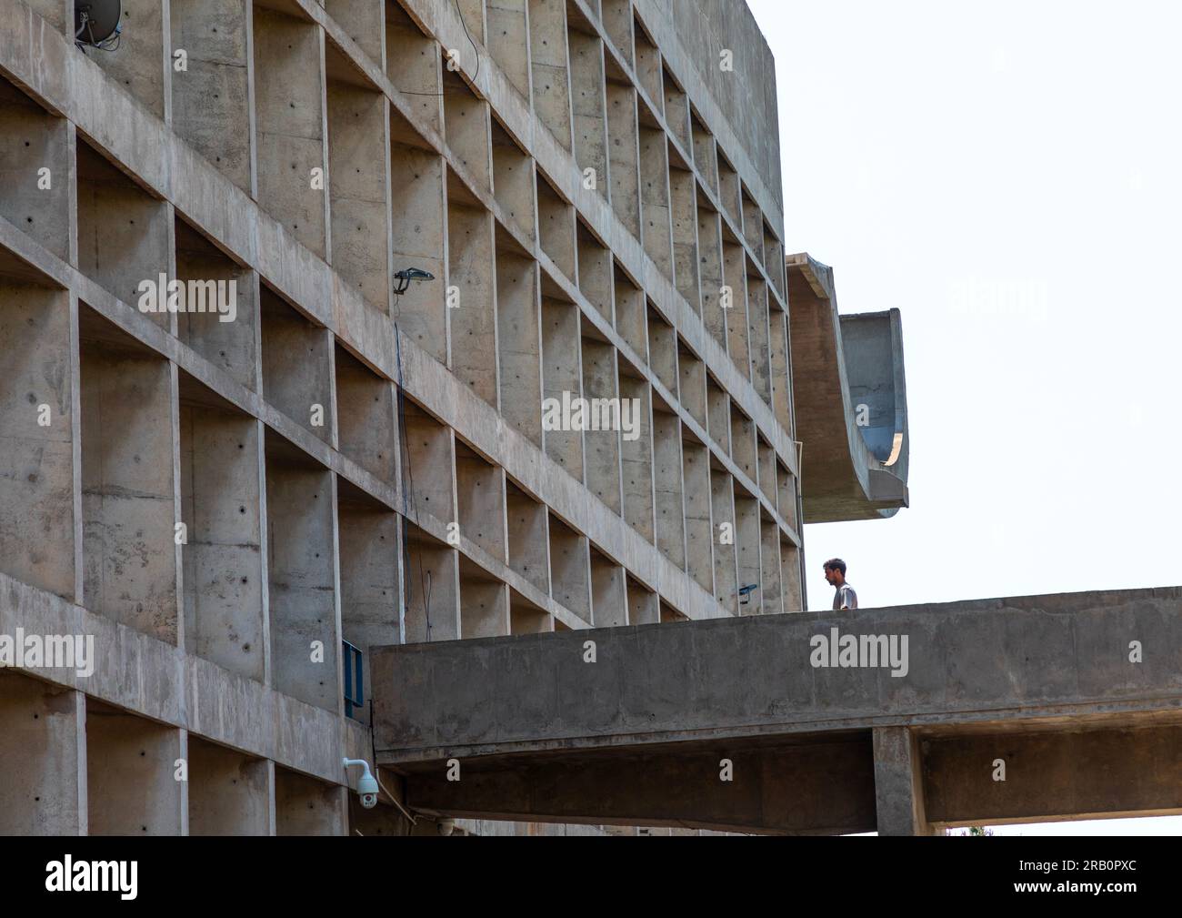 The Legislative Assembly building by Le Corbusier, Punjab State ...
