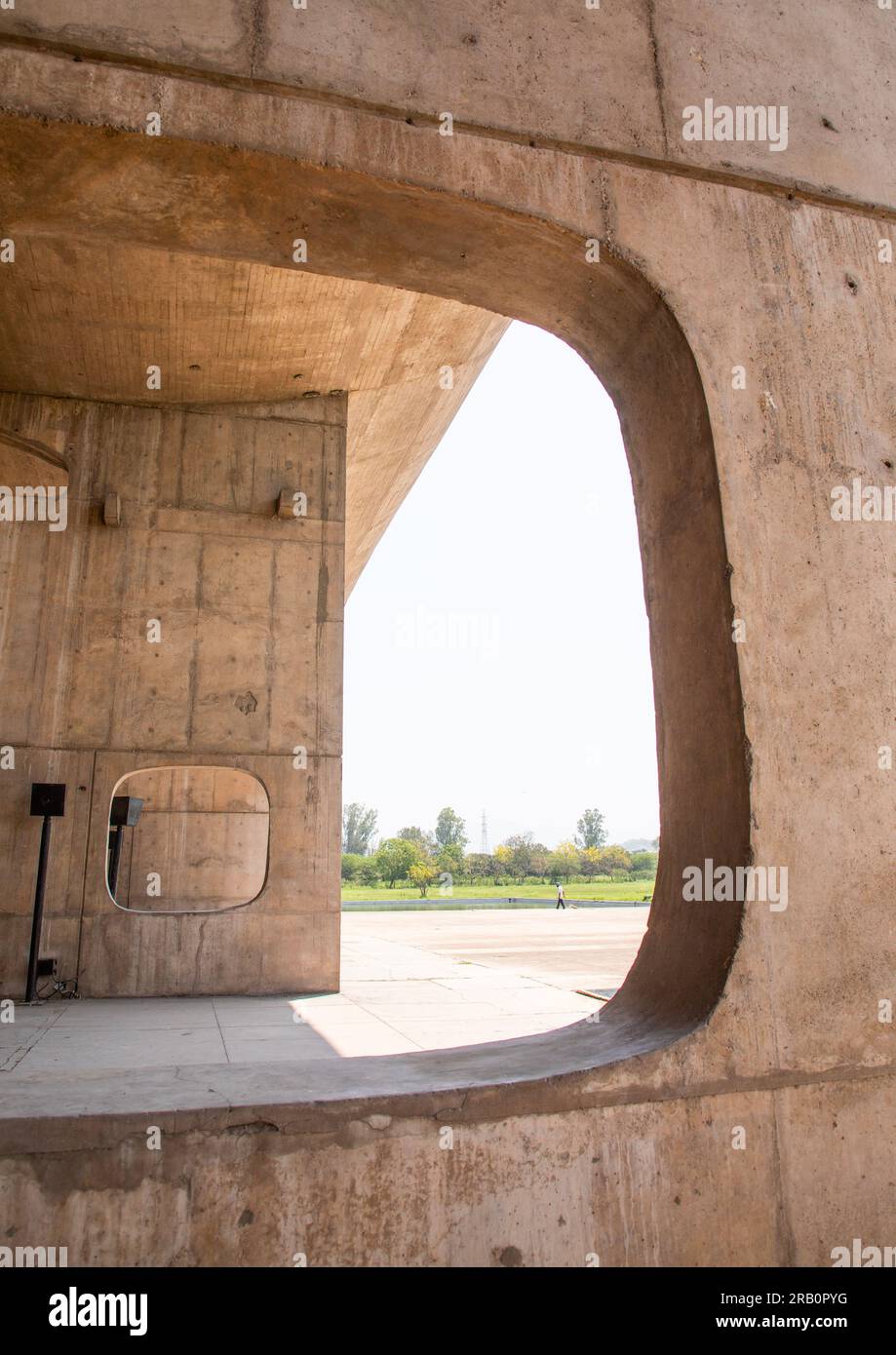 The Legislative Assembly building by Le Corbusier, Punjab State ...