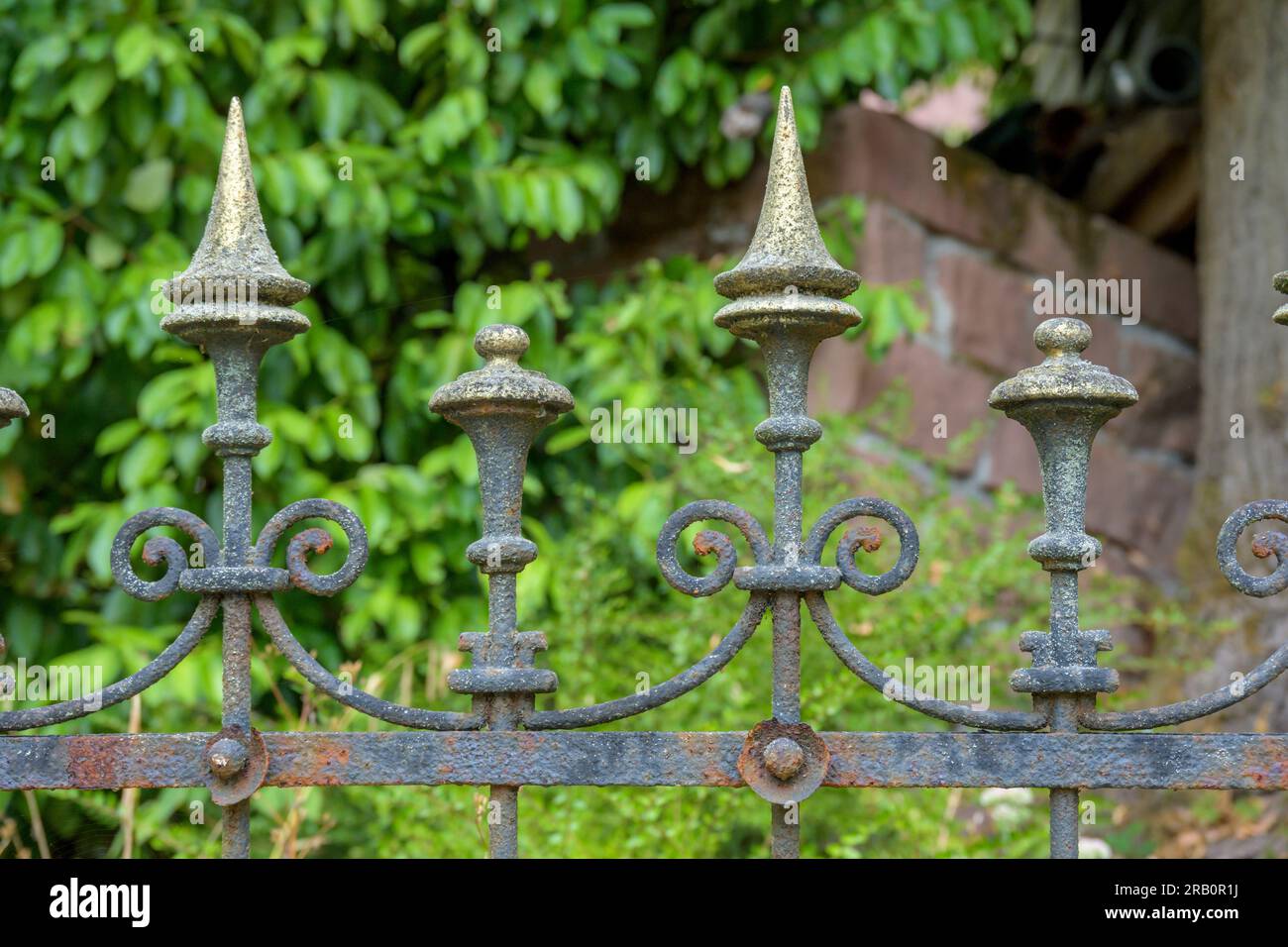Germany, Baden-Wuerttemberg, Heidelberg, old fence Stock Photo - Alamy