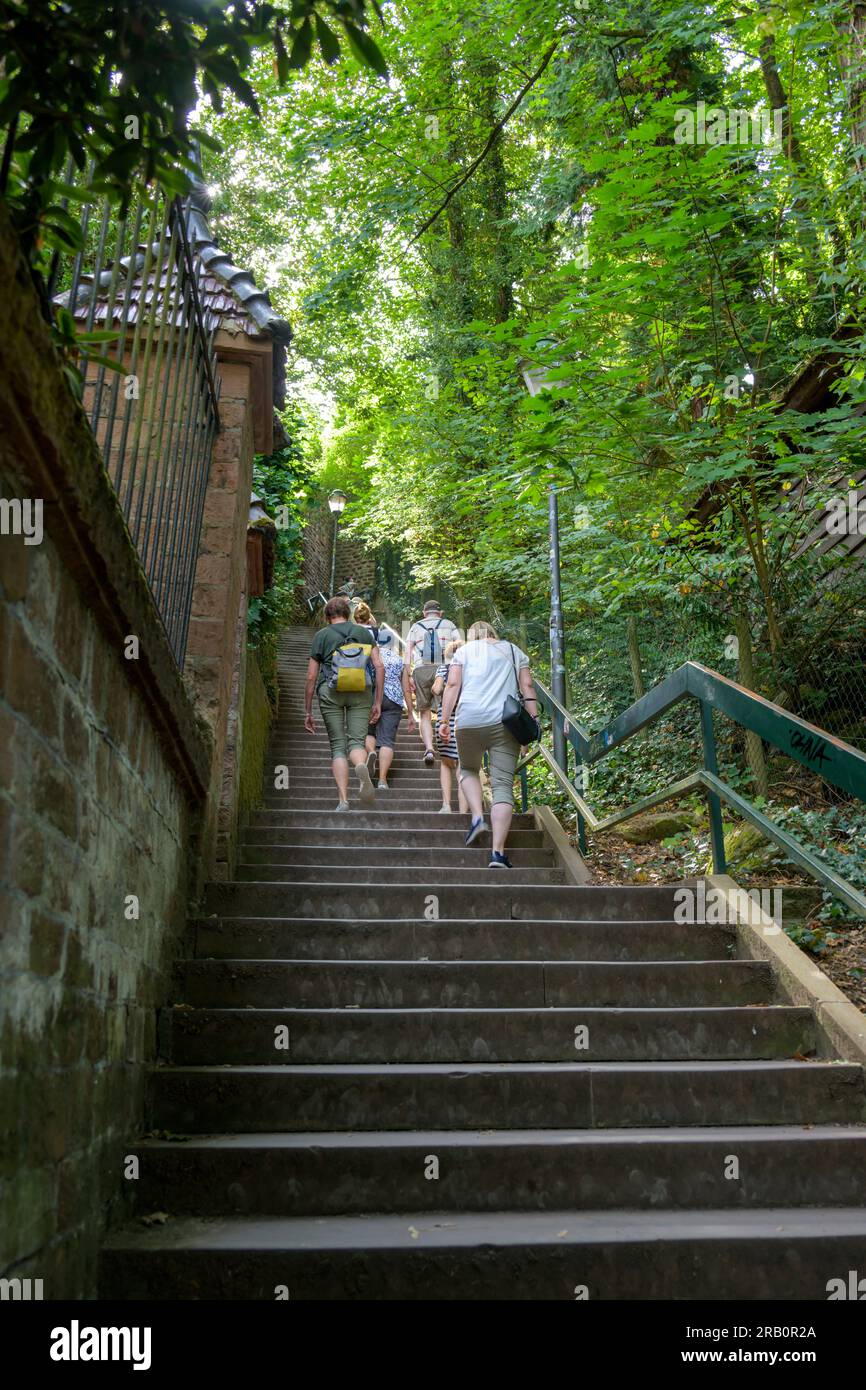 Castle hill stairs hi-res stock photography and images - Alamy