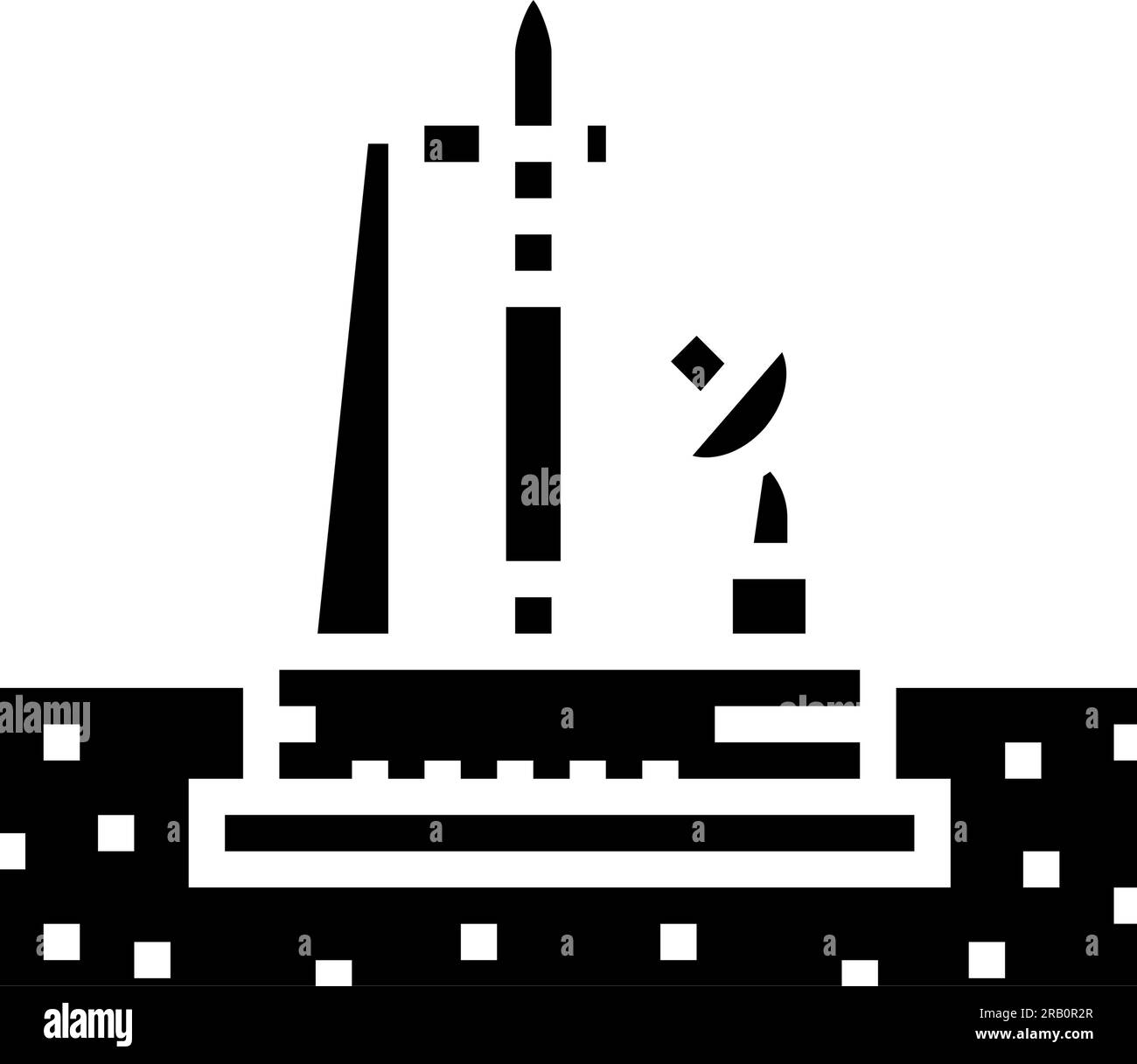 mars sample return mission planet glyph icon vector illustration Stock ...