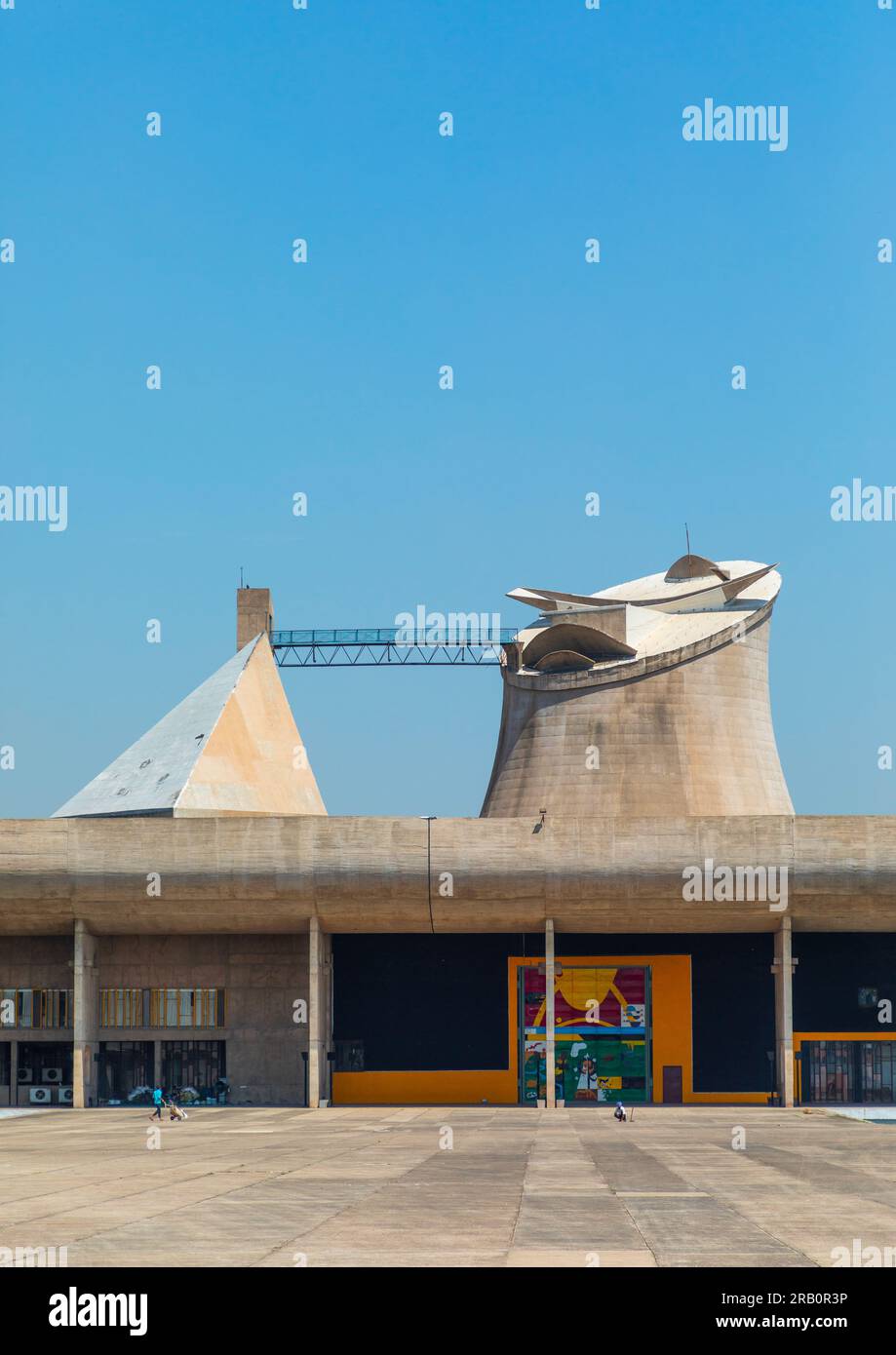 The Palace of Assembly designed by Le Corbusier, Punjab State ...