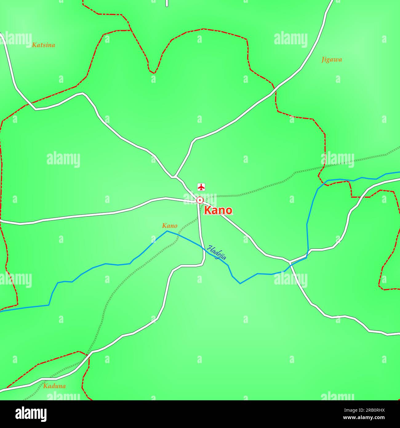 Kano map hi-res stock photography and images - Alamy