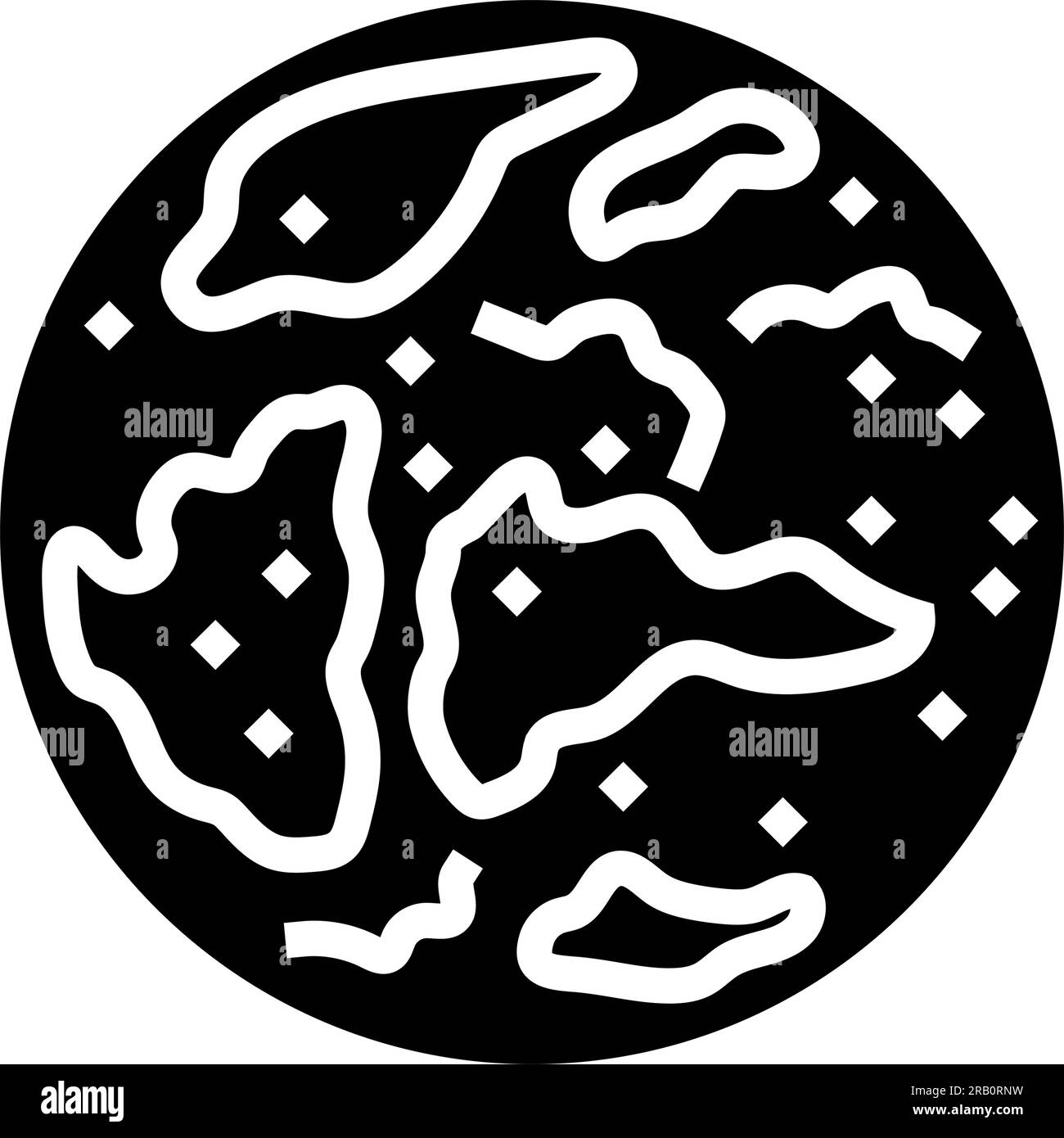 Saturn planet landscape Black and White Stock Photos & Images - Alamy