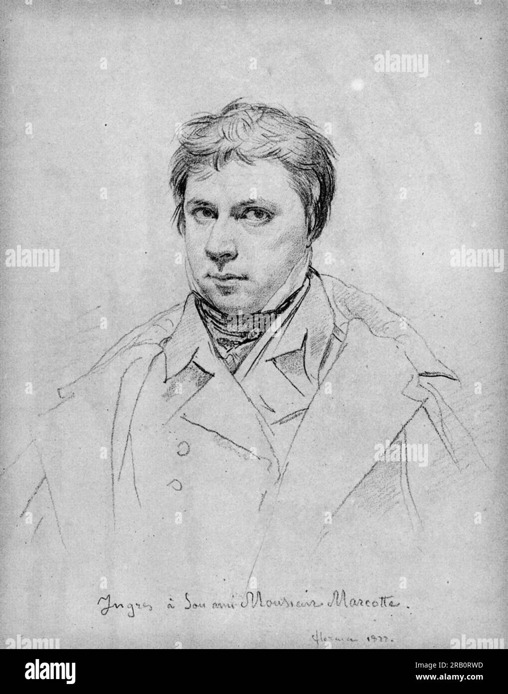 Self Portrait 1822 by Jean Auguste Dominique Ingres Stock Photo - Alamy