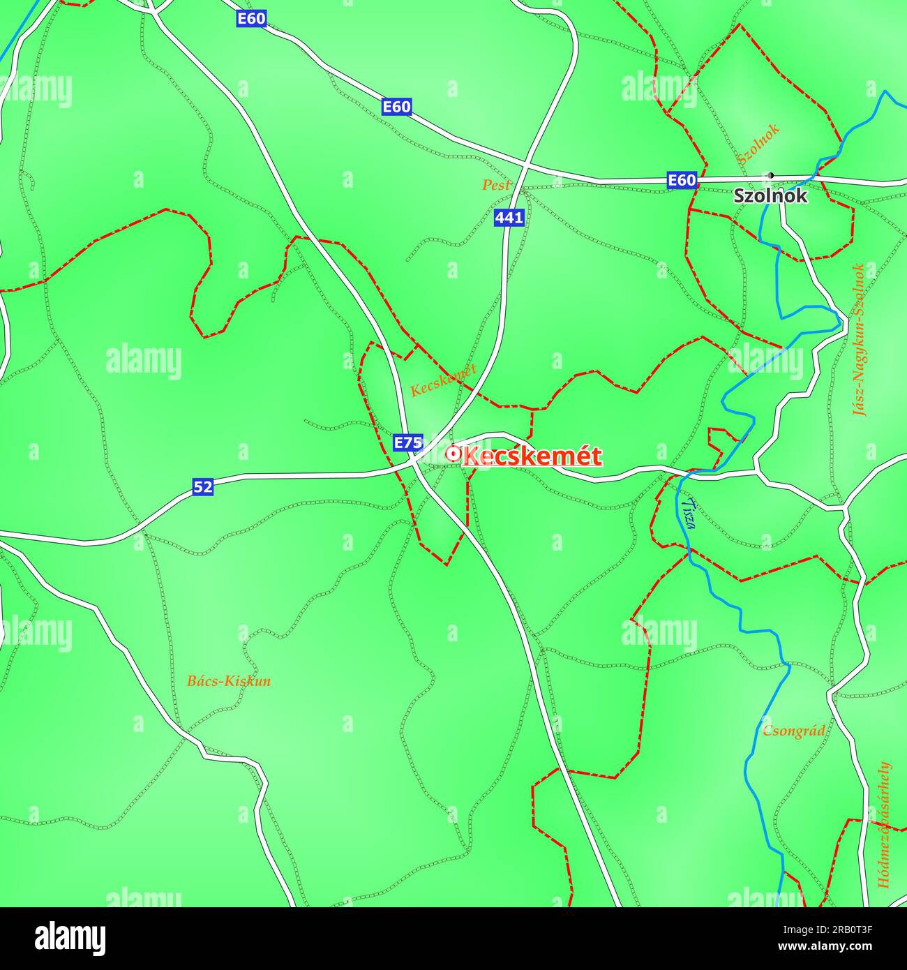 Printable map hi-res stock photography and images - Alamy