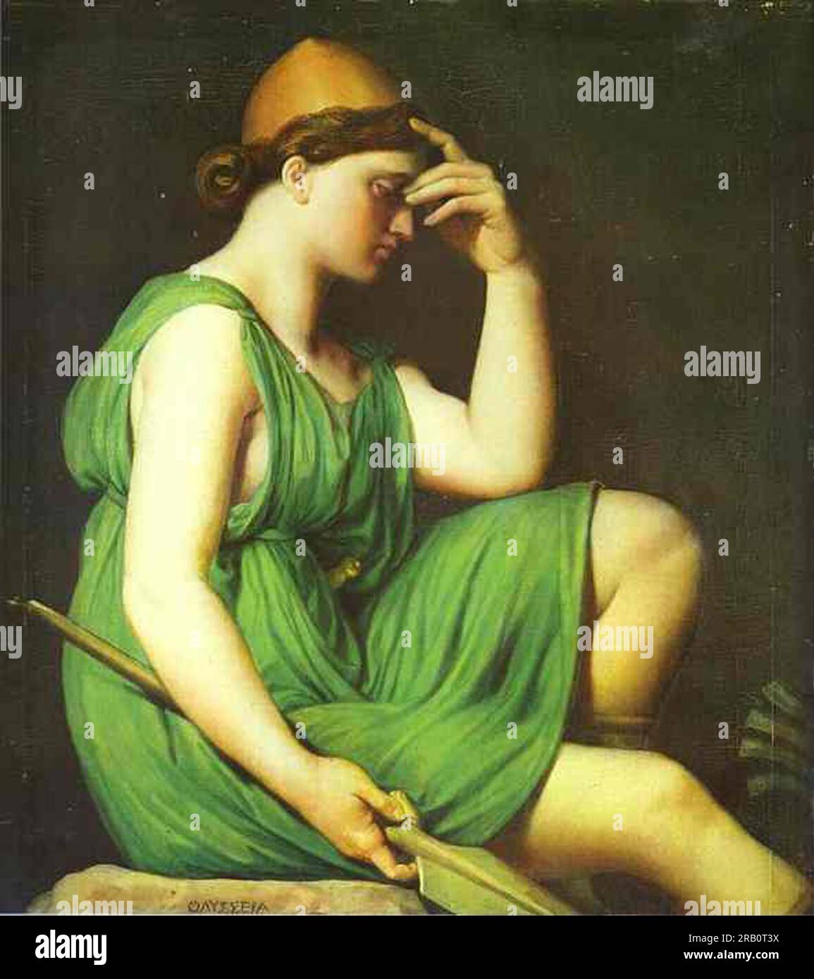 Odysseus. Study for the Triumph of Homer by Jean Auguste Dominique ...