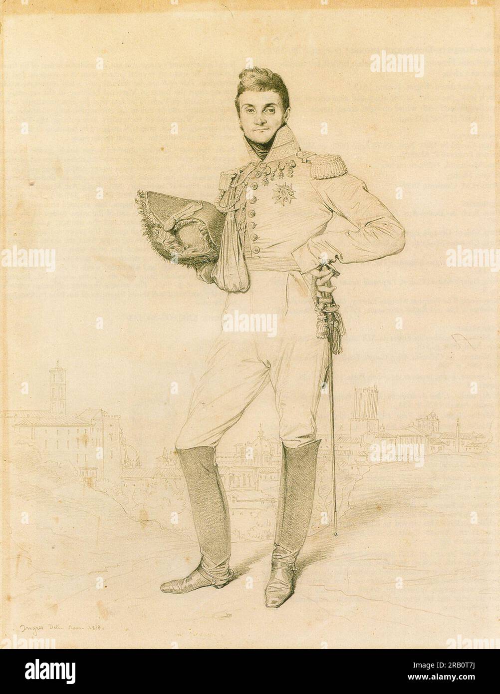 General Louis-Etienne Dulong de Rosnay 1818 by Jean Auguste Dominique ...