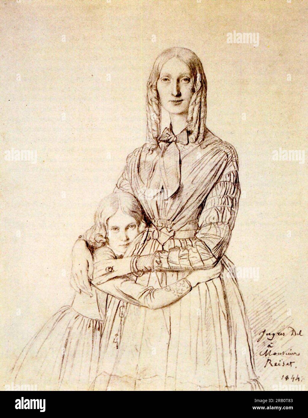 Madame Frederic Reiset, born Augustine Modest Hortense Reiset, and her ...