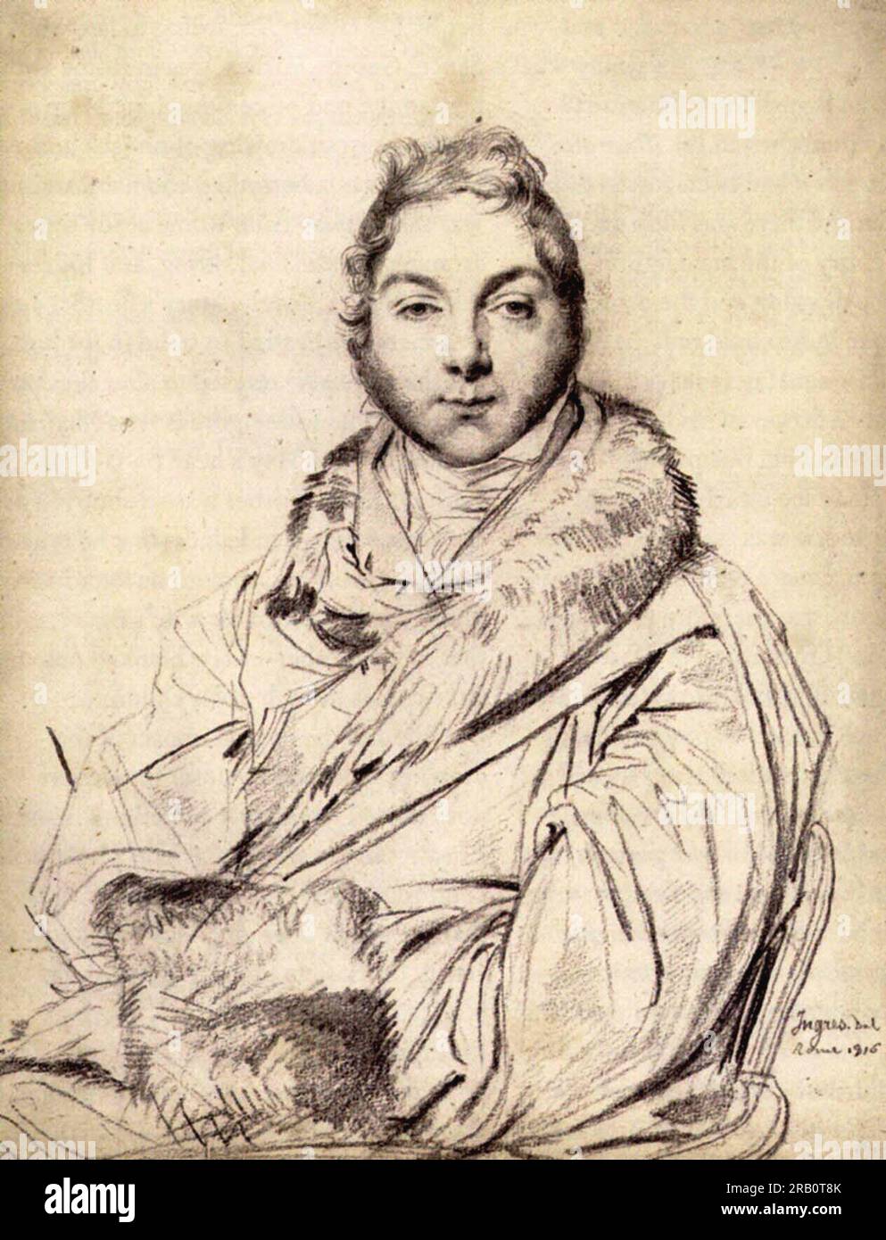 Alexander Baillie 1816 by Jean Auguste Dominique Ingres Stock Photo - Alamy