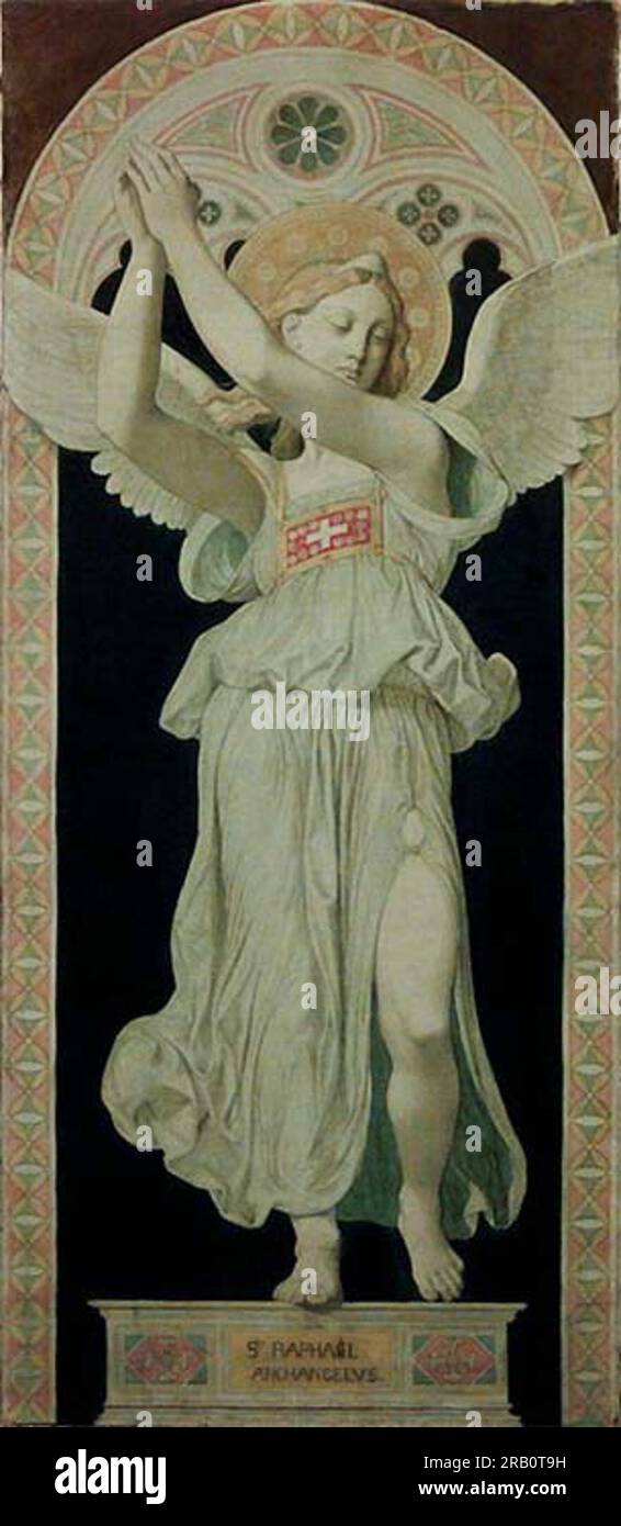 The chapel of st ferdinand st raphael archangel hi-res stock ...