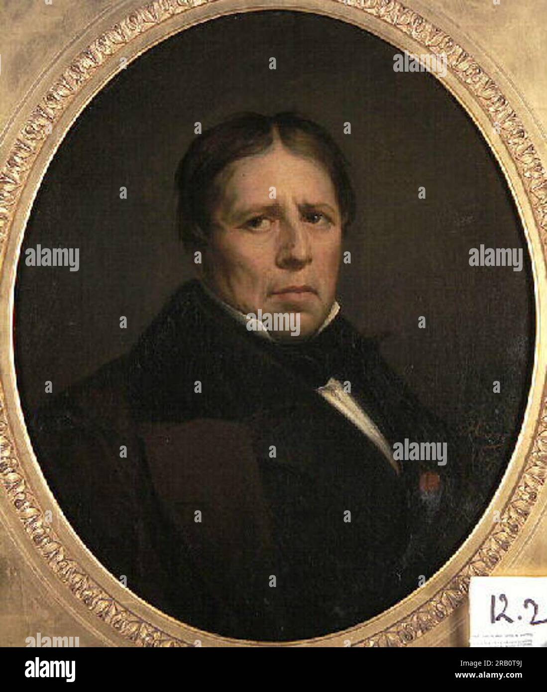 Self-Portrait 1858 by Jean Auguste Dominique Ingres Stock Photo - Alamy