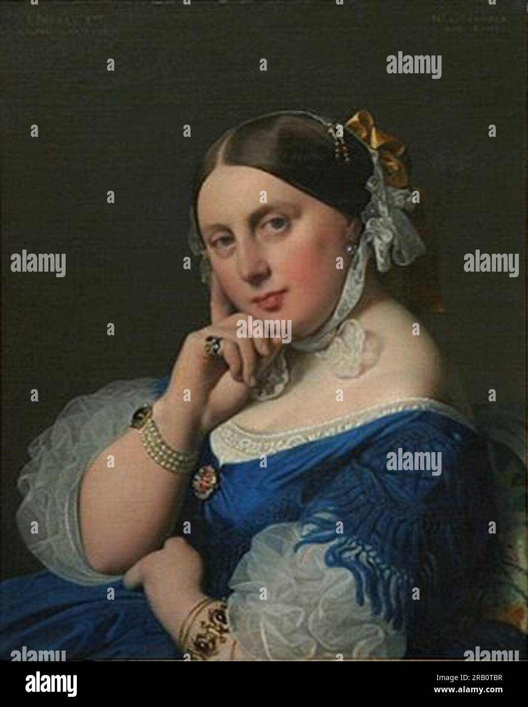 Delphine Ramel, Madame Ingres 1859 by Jean Auguste Dominique Ingres ...