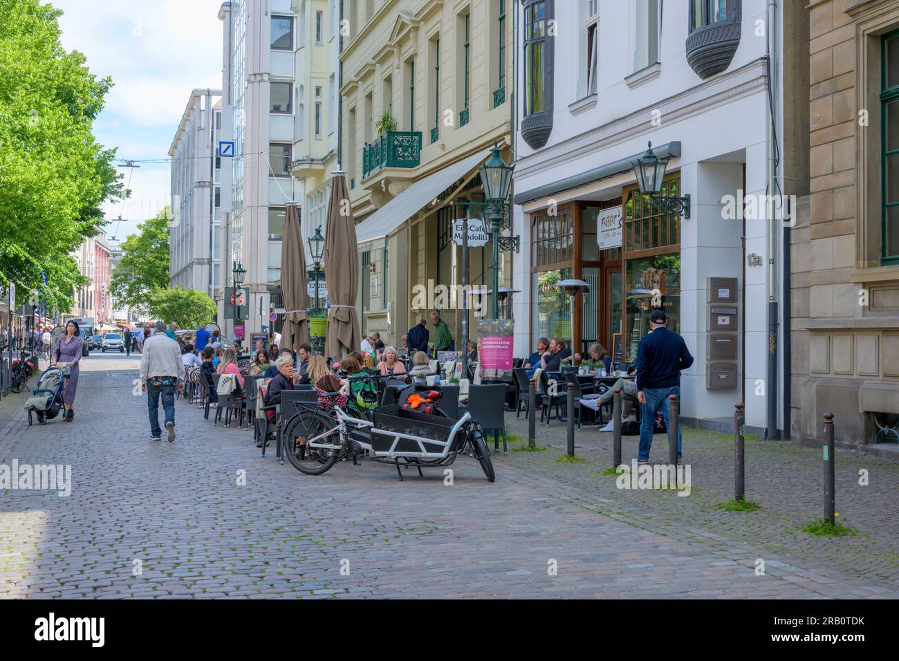 Sidewalk cafes in elberfeld hi-res stock photography and images - Alamy