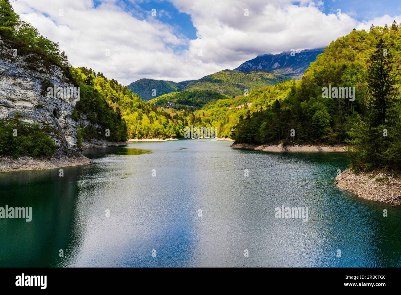Italy Veneto ( BL) Lake of Senàiga Stock Photo - Alamy