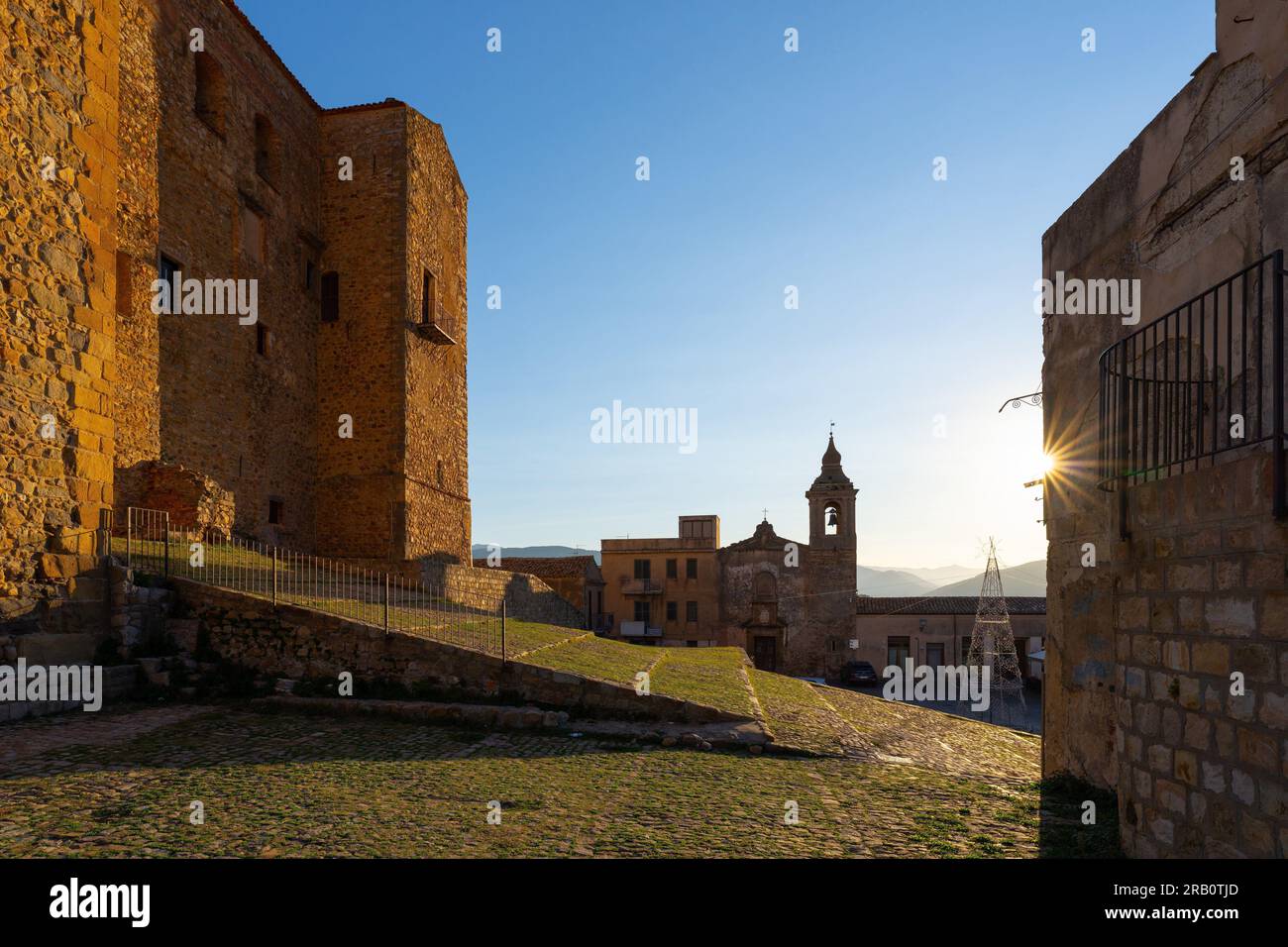 Ventimiglia Castle, Castelbuono, Palermo, Sicily, Italy Stock Photo - Alamy