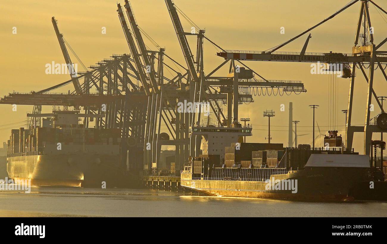 Hhla container terminal tollerort gmbh hi-res stock photography and ...