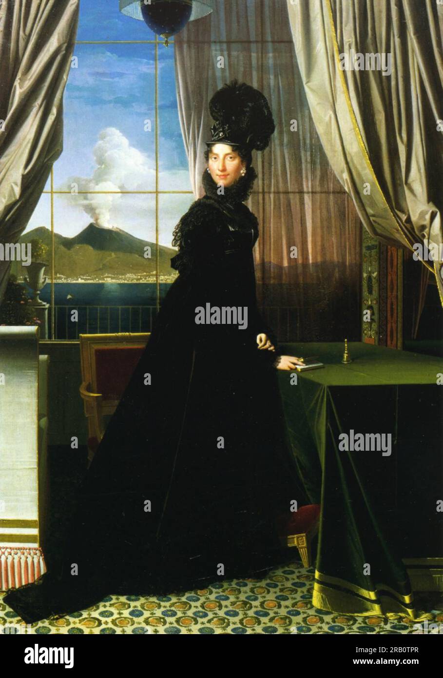Caroline Murat, Queen of Naples 1814 by Jean Auguste Dominique Ingres ...