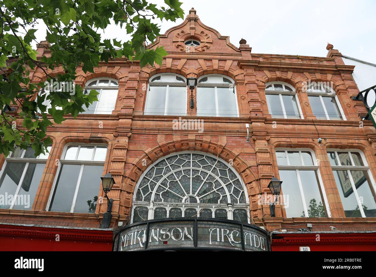 Victorian era shopping arcade at Wigan in Greater Manchester Stock ...