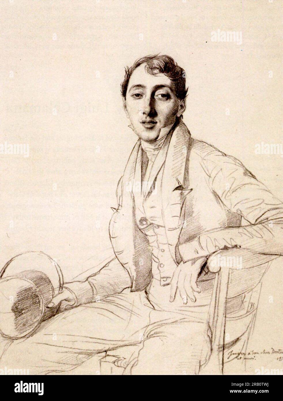 Dr. Louis Martinet by Jean Auguste Dominique Ingres Stock Photo - Alamy