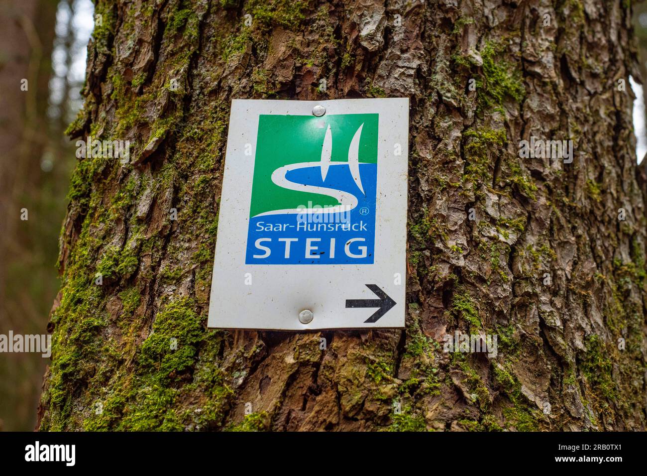 Sign saar hunsruck climb hi-res stock photography and images - Alamy