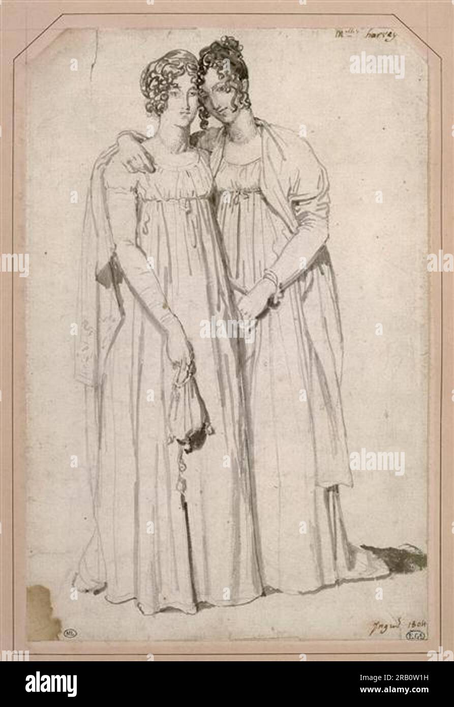 Henriette Harvey and her half sister Elizabeth Norton 1804 by Jean ...