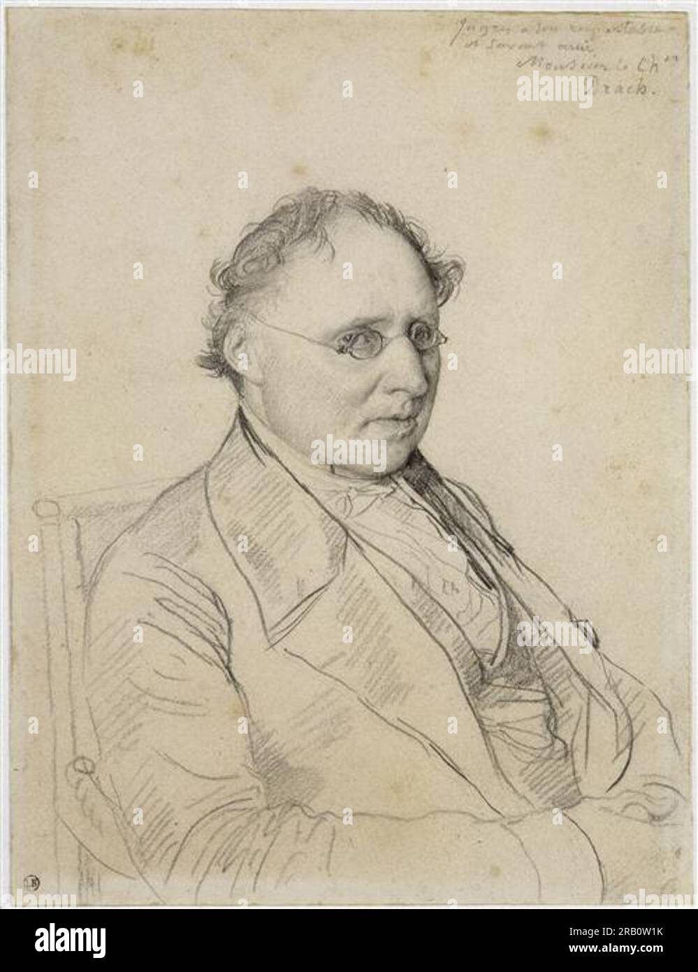 Portrait of Sir Drack by Jean Auguste Dominique Ingres Stock Photo - Alamy