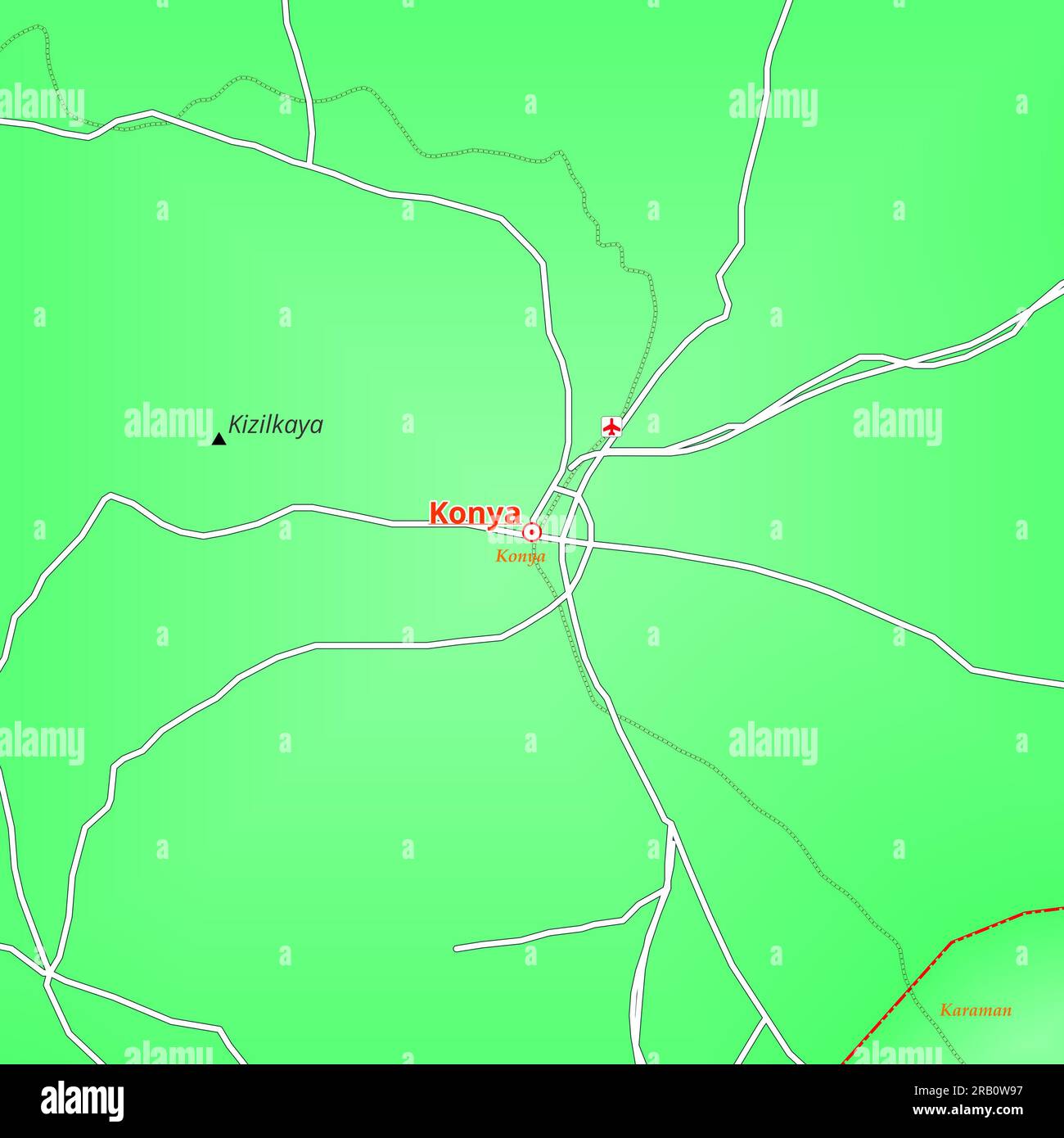 Map of konya hi-res stock photography and images - Alamy