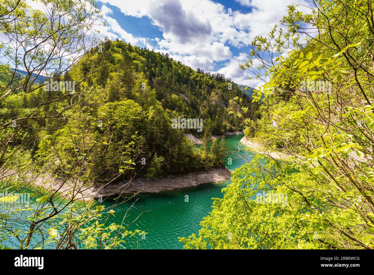 Italy Veneto (BL) Lake of Senàiga Stock Photo - Alamy