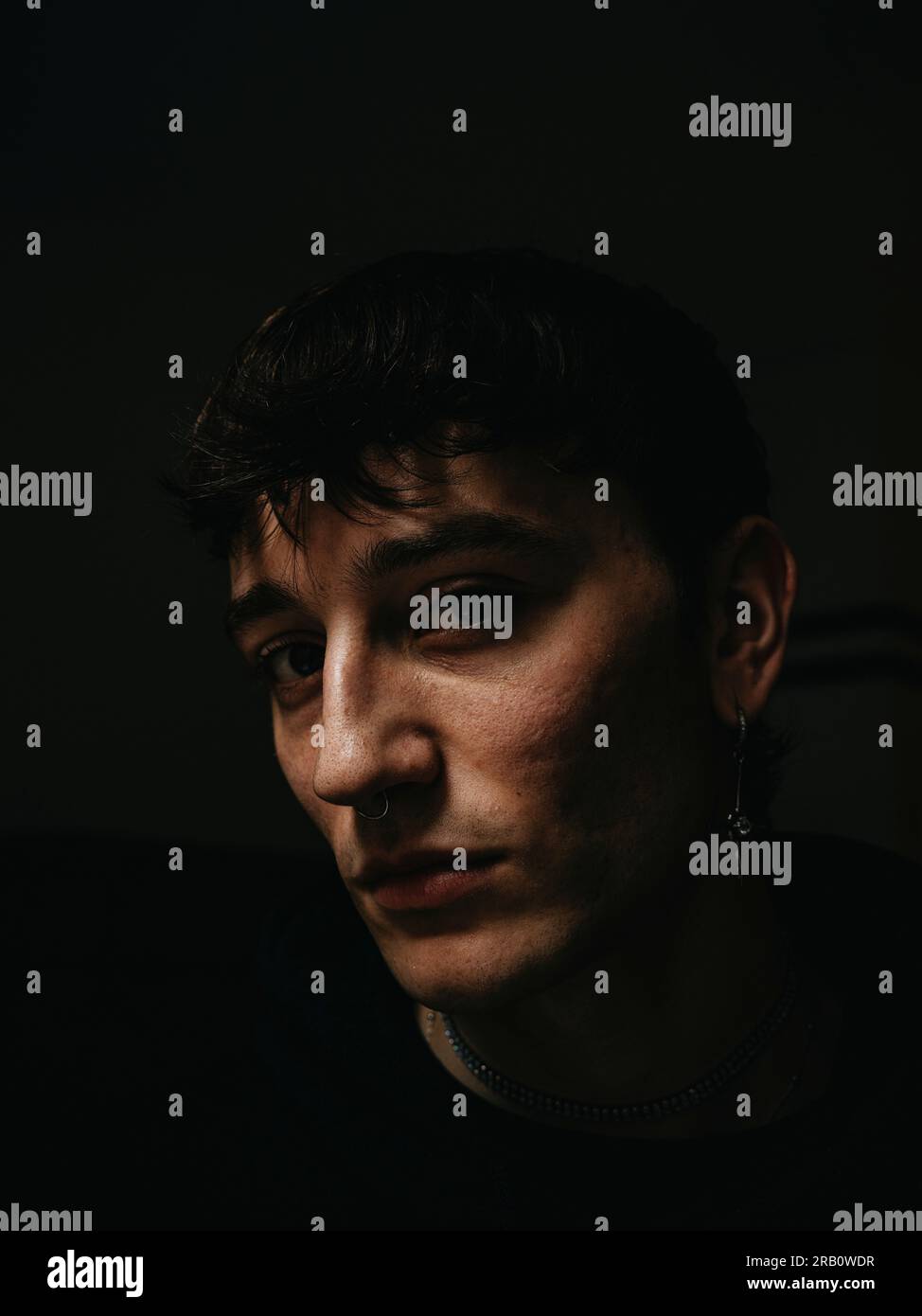 Non-binary person - portrait Stock Photo - Alamy