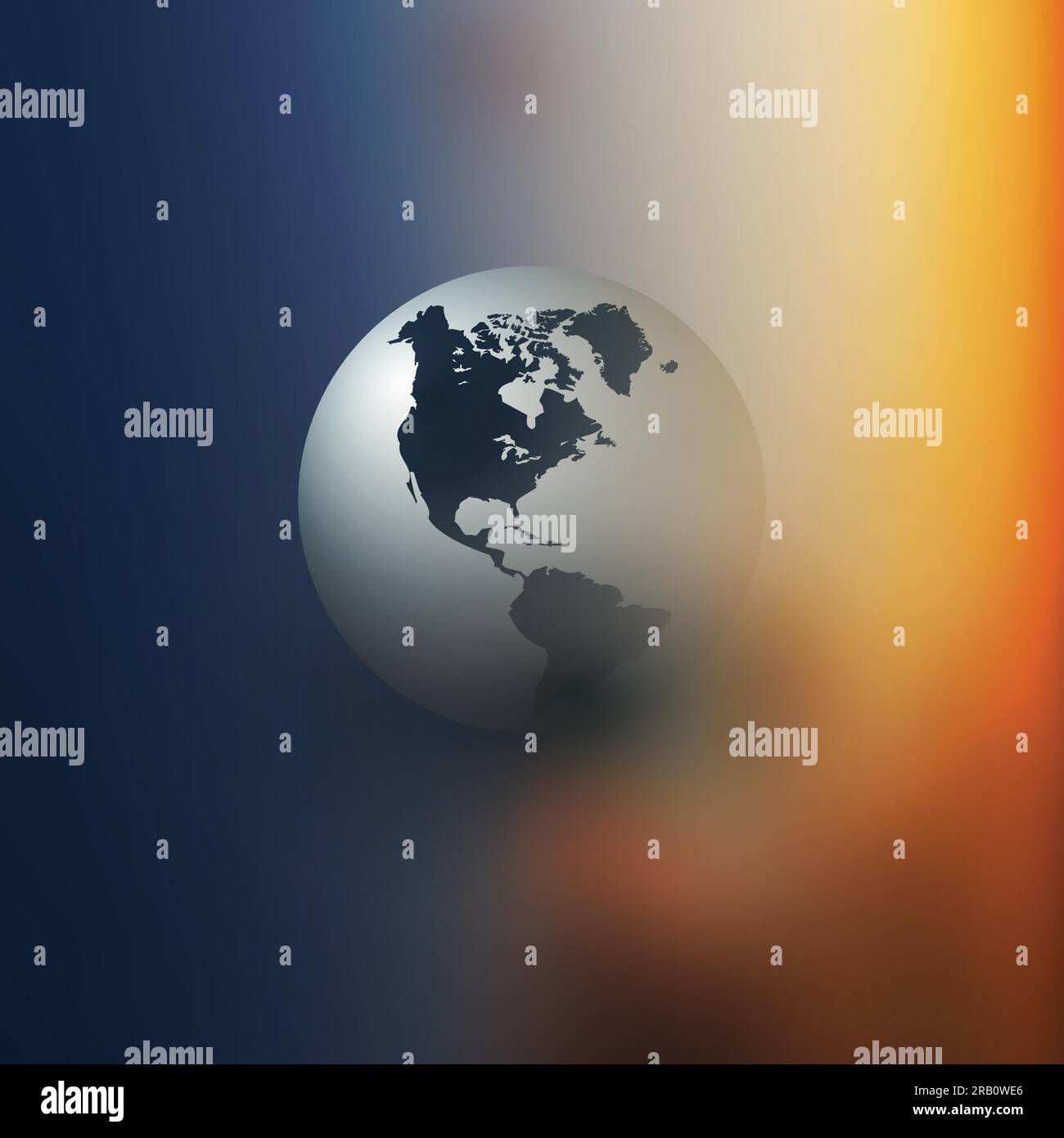 Colorful Earth Globe Design Layout - Applicable for Eco, Globalization ...