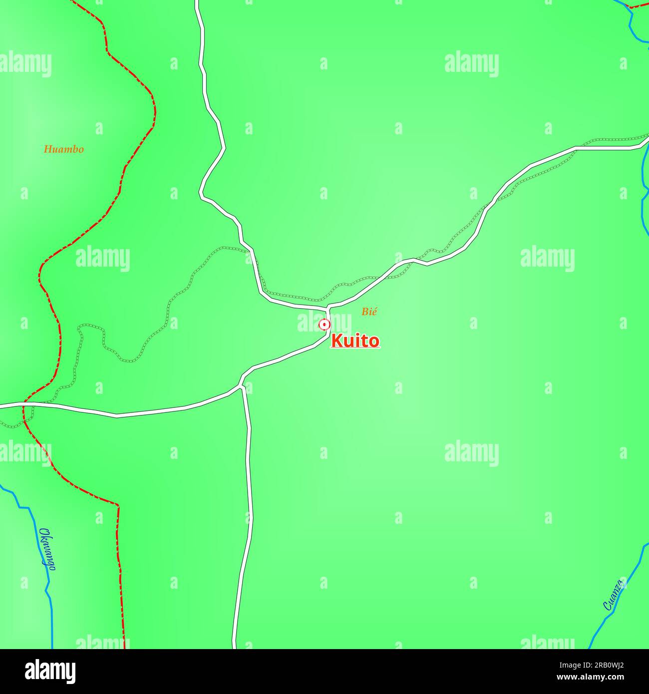 Maps of angola hi-res stock photography and images - Alamy